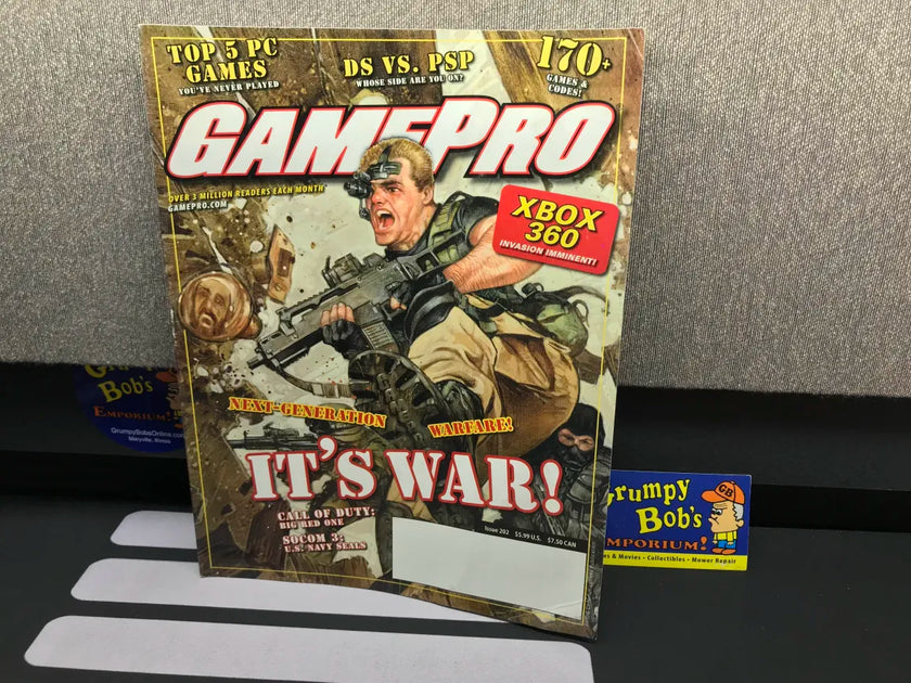 GamePro Magazine: July 2005 / Issue 202 / "It's War" Cover (As Picture – Grumpy Bob’s Emporium ...