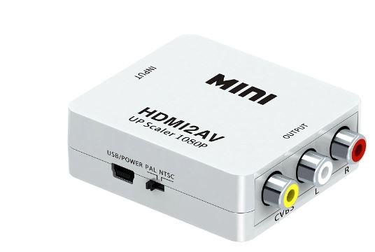 HDMI to AV Converter - White (Mini) (AV2HDMI) NEW – Grumpy Bob’s Emporium / NewFire Gaming