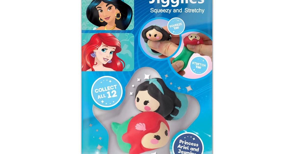 Jigglies: Princess Ariel & Jasmine (Disney) (Ja-Ru) NEW – Grumpy Bob's ...