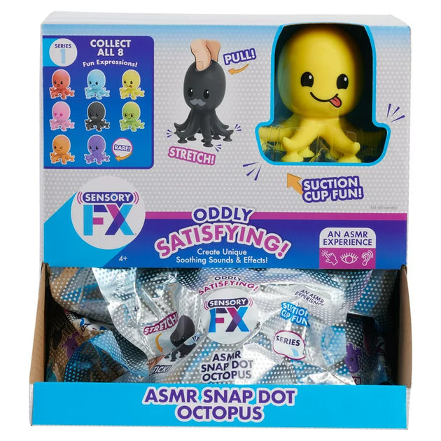 ASMR Snap Dot Octopus (Series 1) (Mystery Blind Bag) (Sensory FX) (Jus ...