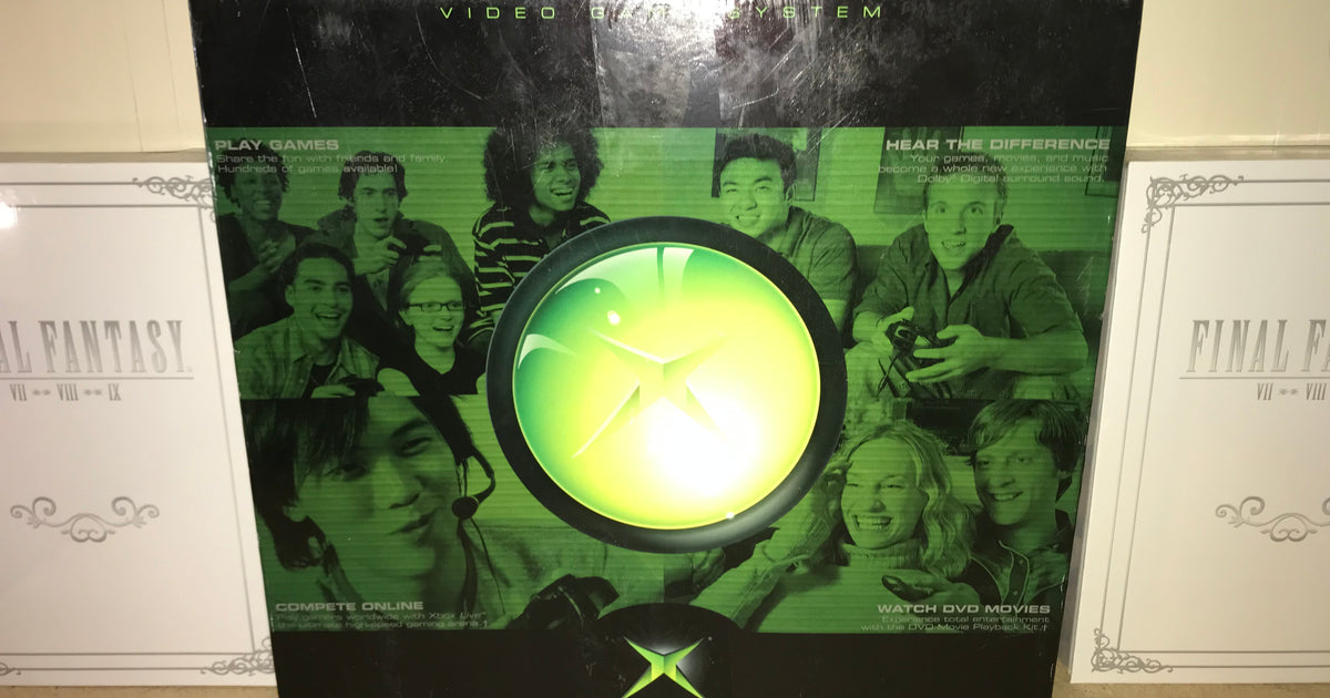 System - Black (Original Xbox) Pre-Owned w/ Official S-Controller, Man ...