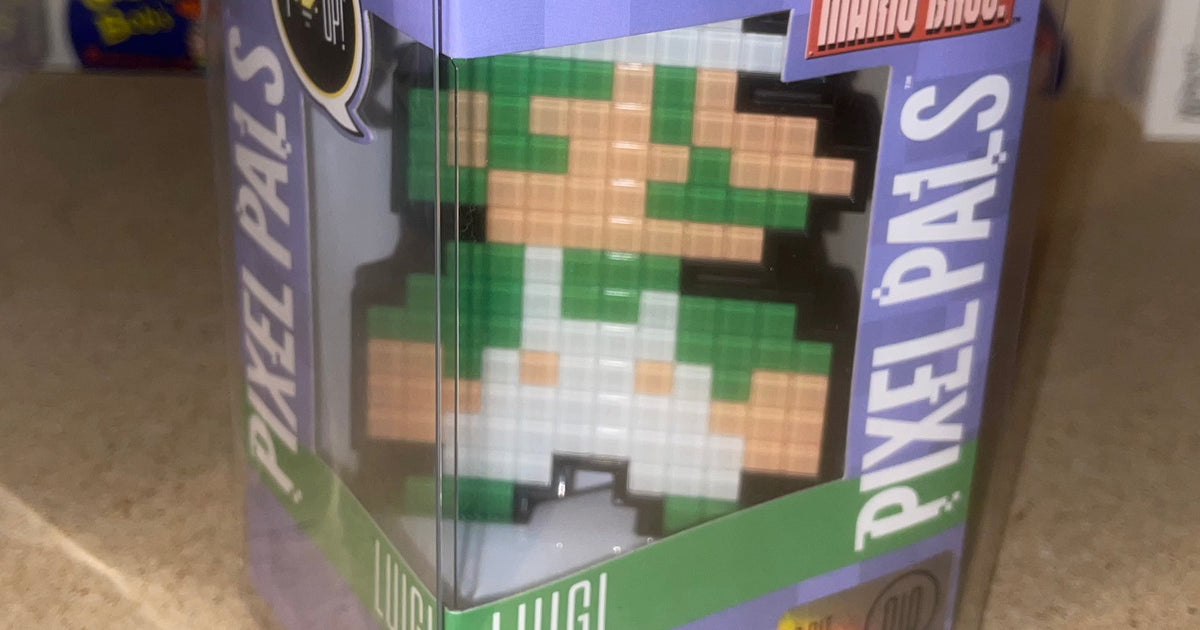 Pixel Pals #010: Super Mario Bros. - Luigi (8-Bit Edition) (Nintendo ...