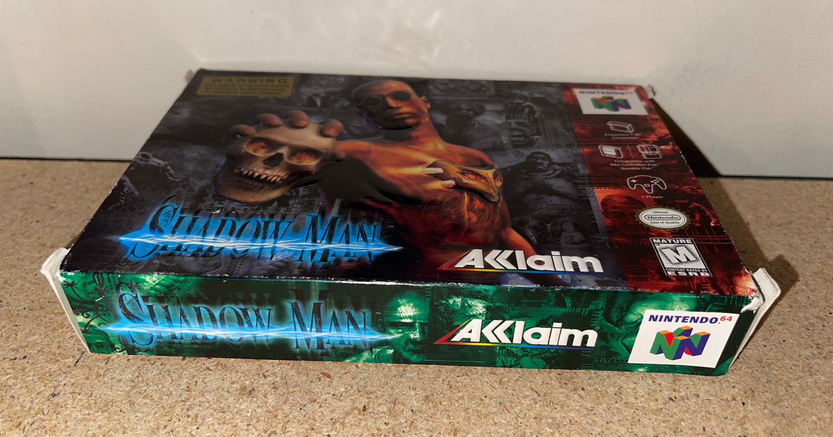 Shadow Man (Nintendo 64) Pre-Owned: Game, Manual, Box and Box Protecto ...