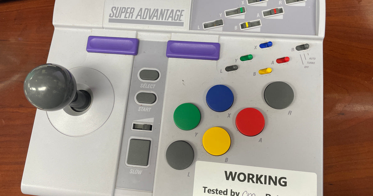 Wired Controller: Super Advantage Arcade Joystick (Asciiware) (Super N ...
