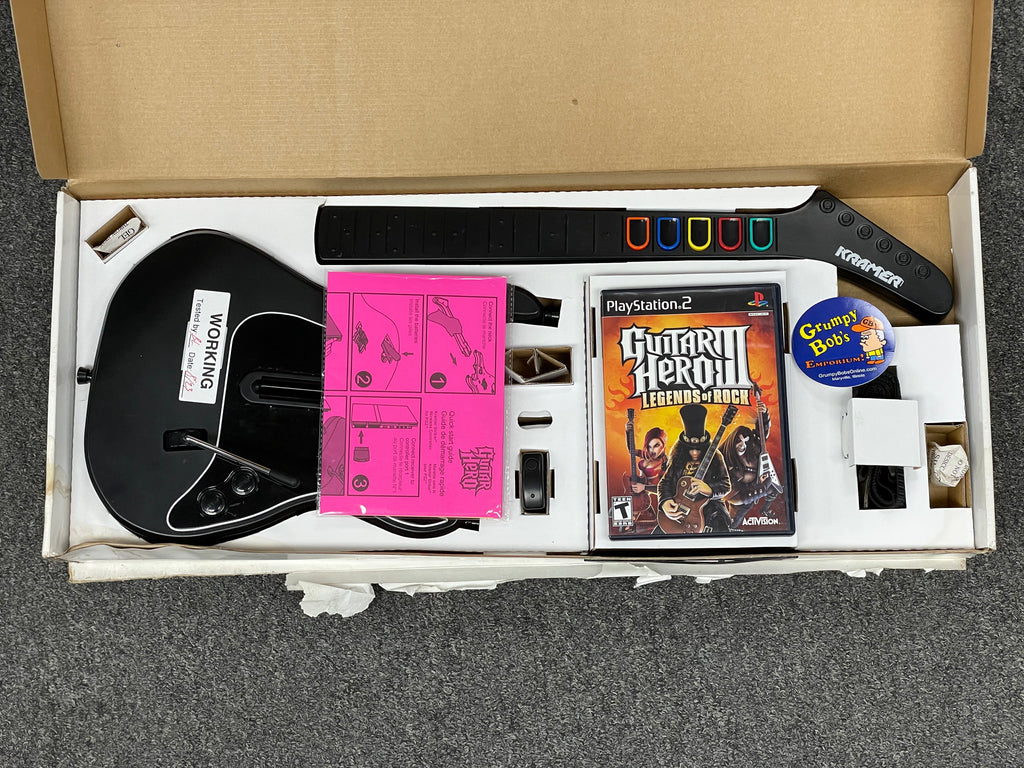 Guitar Hero Kramer Striker Guitar - Wireless Controller [Black] (Red O ...