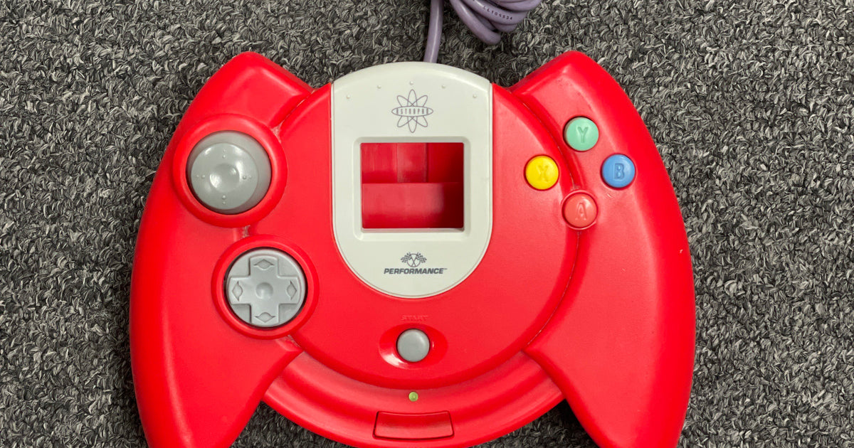 Wired Controller - Astropad - Red (Performance) (Sega Dreamcast) Pre-O ...