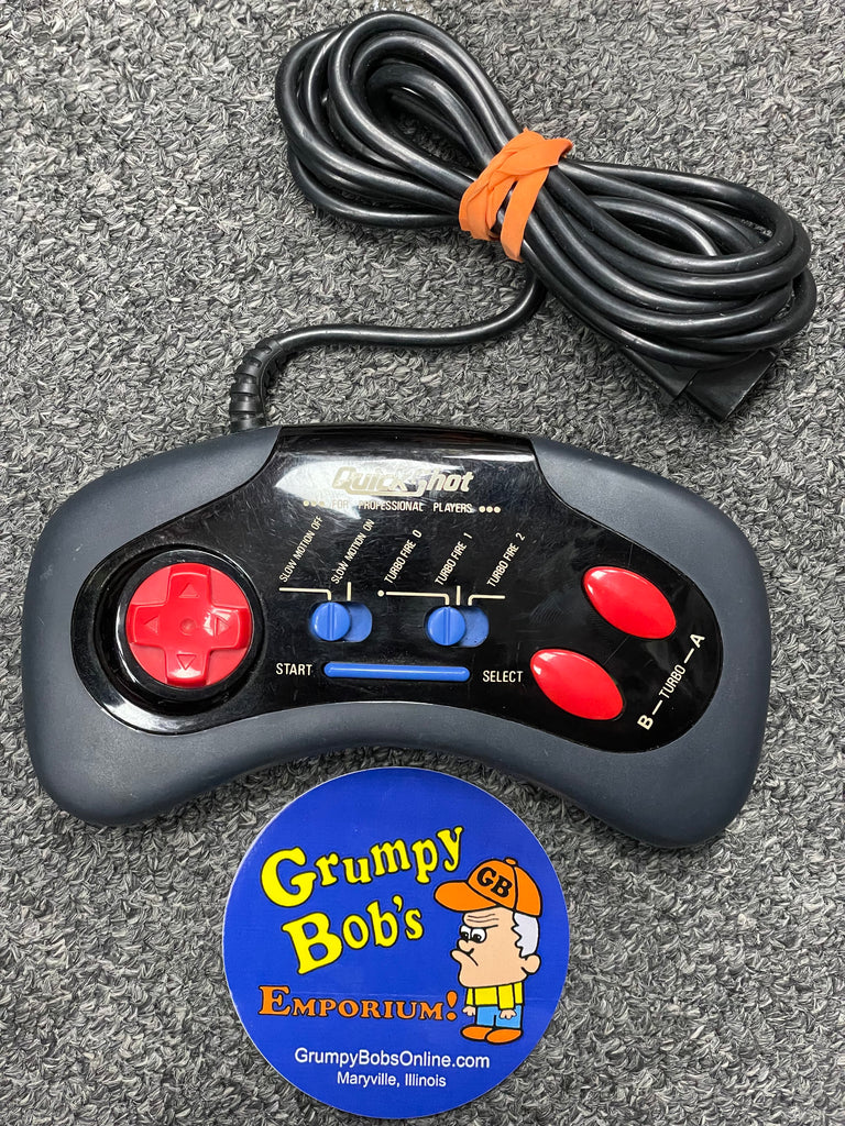 Original Nintendo Quick Shot Turbo Controller - Black (Nintendo Access ...