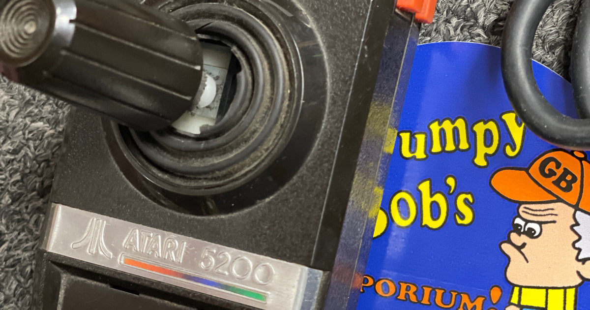 Wired Controller - Official - Black (ATARI 5200) Pre-Owned – Grumpy Bob ...