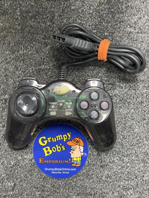 Wired Controller - MadCatz - Digital Turbo - Clear Smoke Black (Playst ...