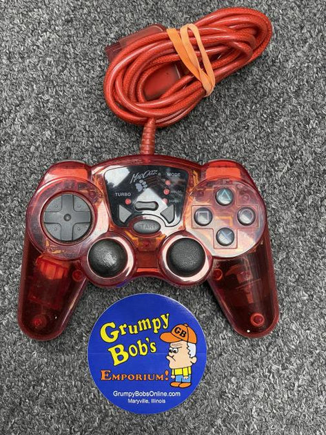 Wired Controller - MadCatz - DualForce - Red (Playstation 2) Pre-Owned ...