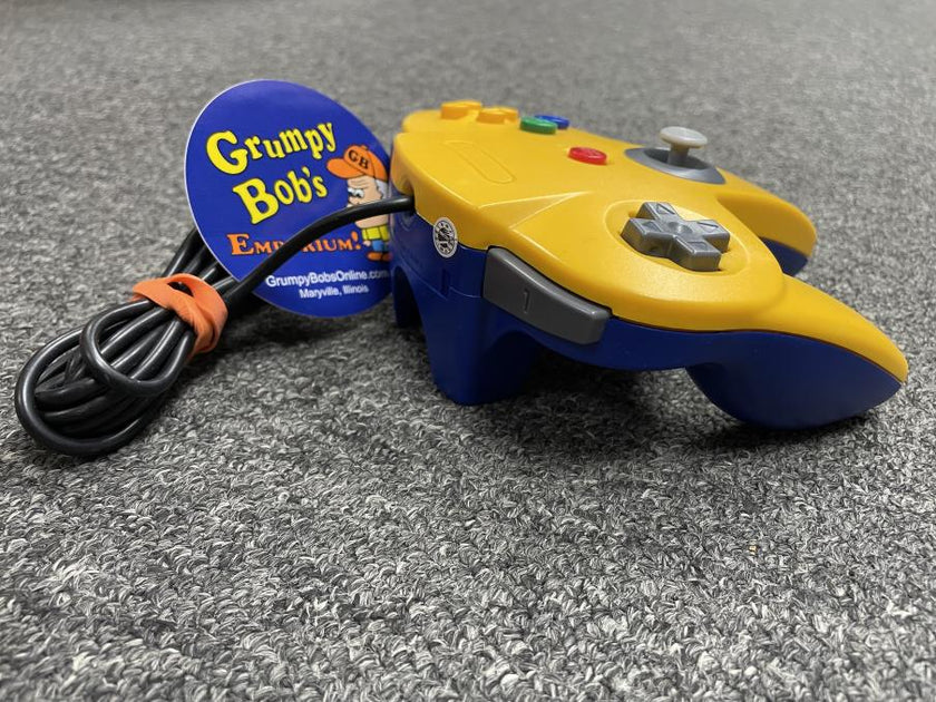 Wired Controller - TTX - Blue & Yellow (Nintendo 64) Pre-Owned – Grumpy ...
