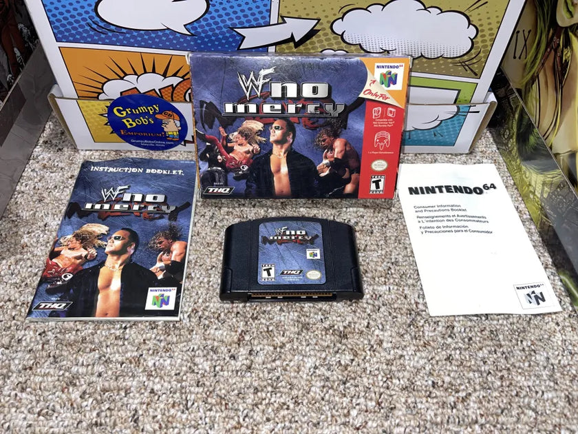 WWF No Mercy (Nintendo 64) Pre-Owned: Game, Manual, Insert, and Box ...