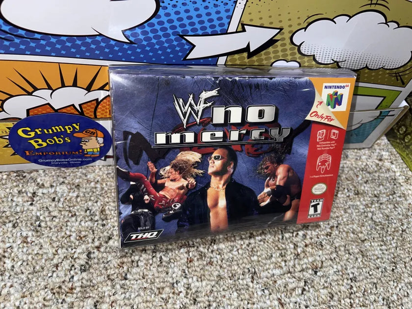 WWF No Mercy (Nintendo 64) Pre-Owned: Game, Manual, Insert, and Box ...