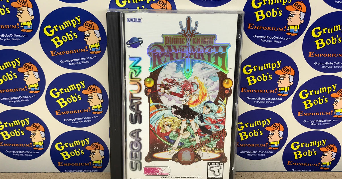 Magic Knight Rayearth (Sega Saturn) Pre-Owned: Disc, Manual w/ Sticker ...