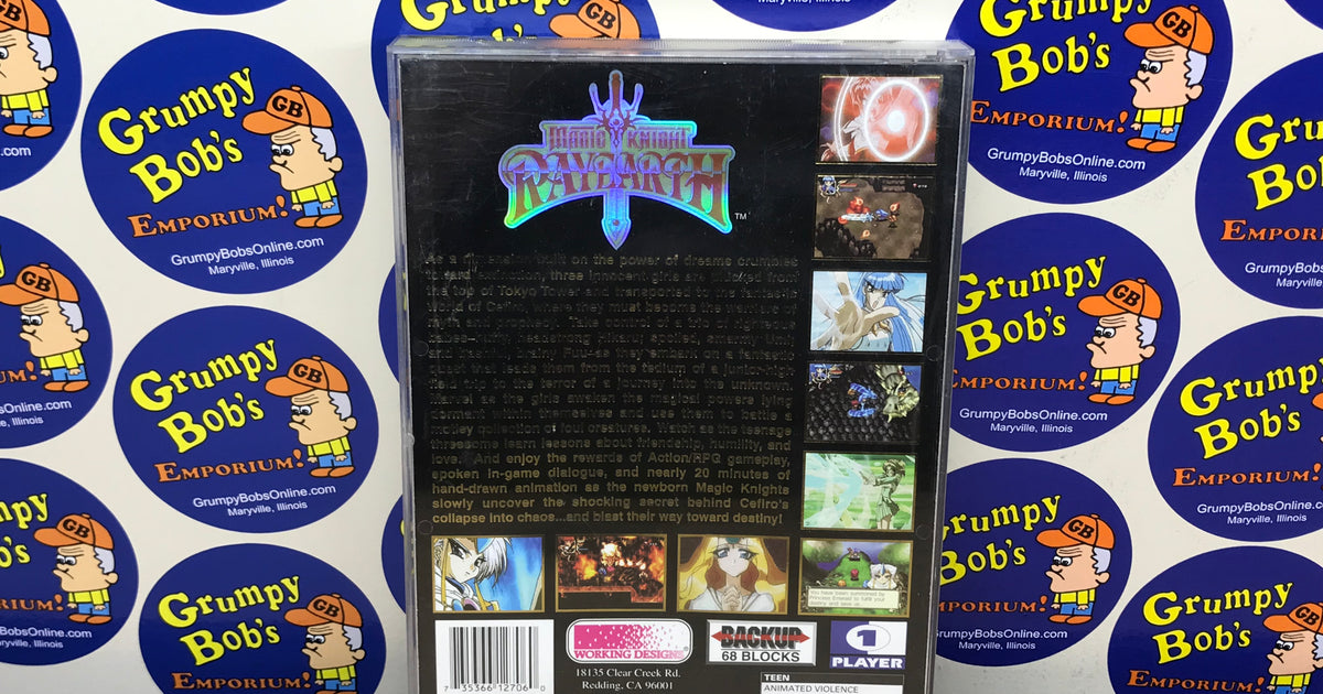 Magic Knight Rayearth (Sega Saturn) Pre-Owned: Disc, Manual w/ Sticker ...