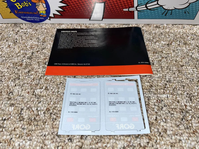 Gorf (Atari 5200) Pre-Owned: Game, Manual, 2 Overlays, and Box – Grumpy ...