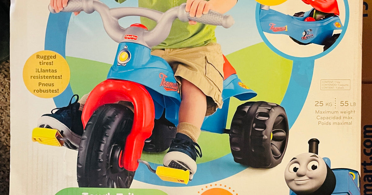 Thomas & Friends Tough Trike Tricycle Ride On Toy (W2880-9665) (Fisher ...