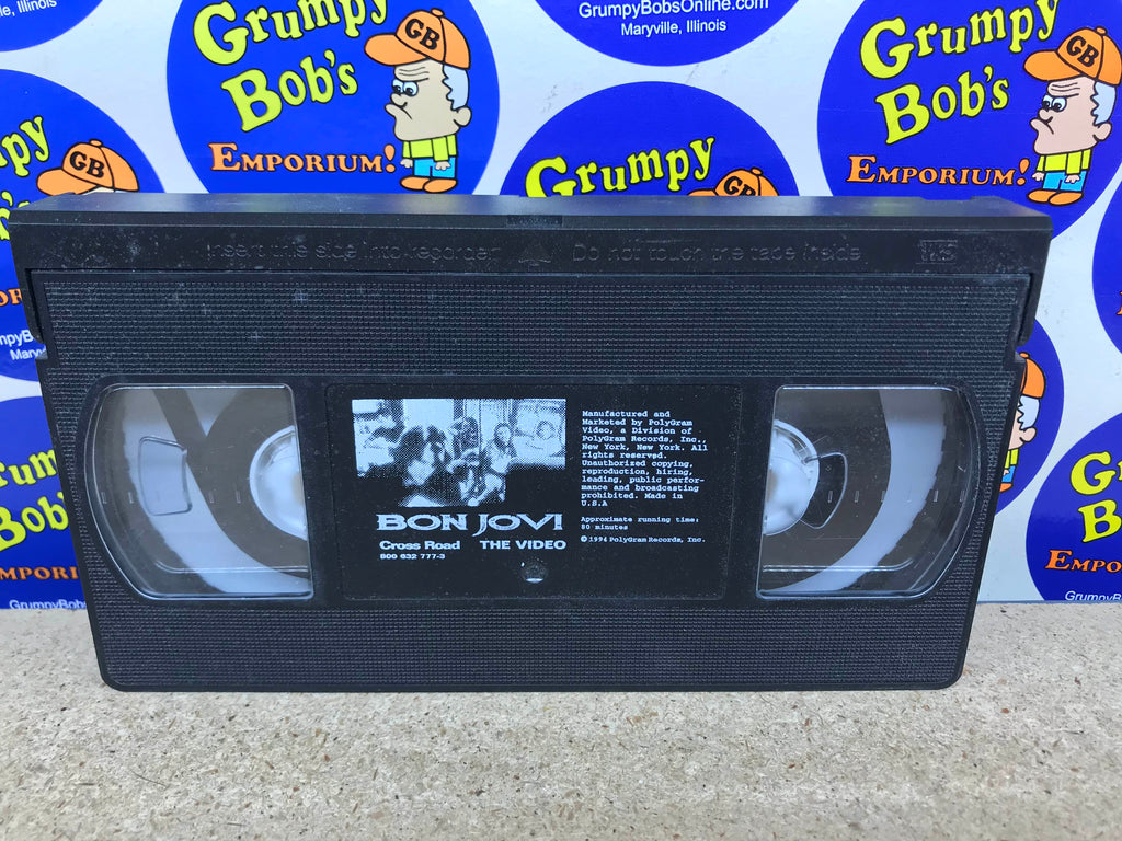 Bon Jovi: The Video (VHS) Pre-Owned: Video Cassette Tape ONLY – Grumpy ...