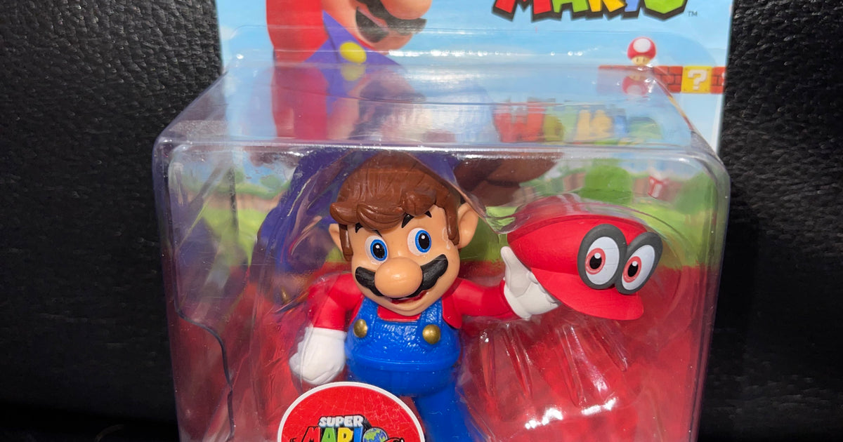 Super Mario Odyssey: Mario with Cappy (Jakks Pacific) (2020) ( Mini Fi ...