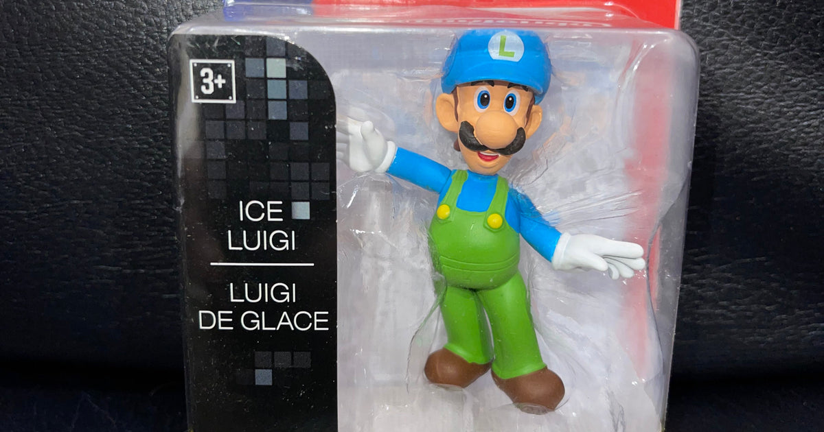Super Mario: Ice Luigi (Series 1-1) (Jakks Pacific) (World of Nintendo ...