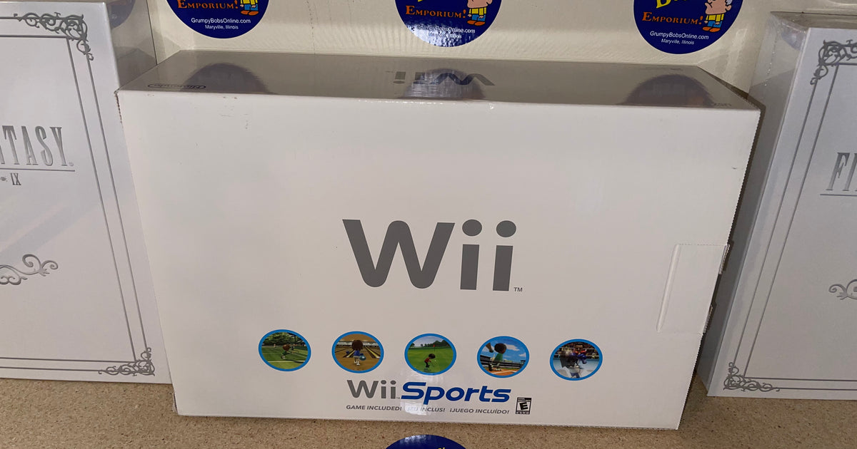 System - White - GameCube Compatible (RVL-001 USA) (Nintendo Wii) Pre ...