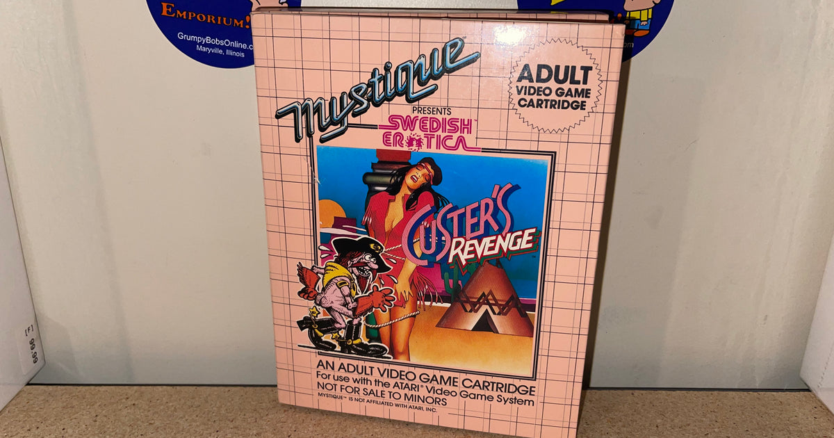 Custer's Revenge (Mystique) (Atari 2600) Pre-Owned: Game, Manual, Inse ...