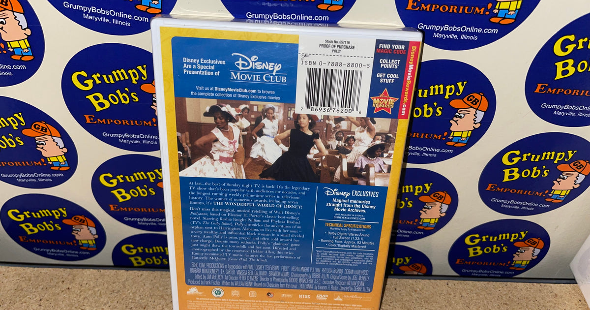 Polly (Disney Movie Club Exclusive) (DVD) NEW – Grumpy Bob's Emporium