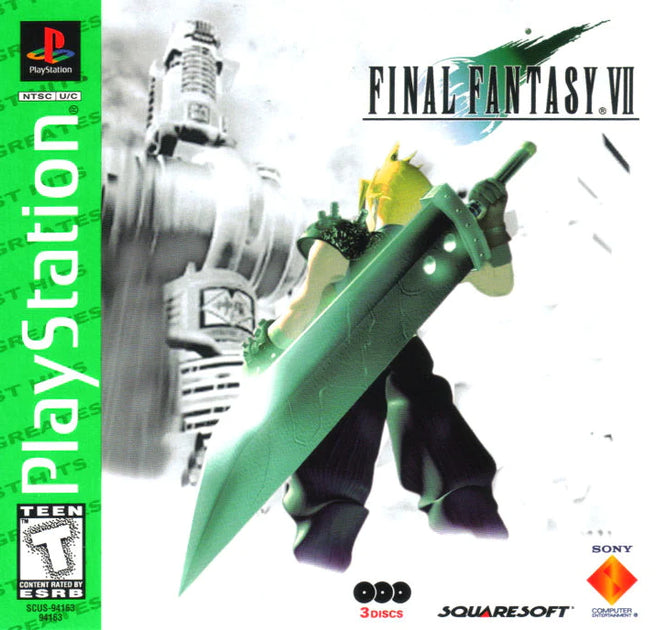 Final Fantasy VII (Disc 1 2 3) (Greatest Hits) (Playstation 1) Pre-Own ...
