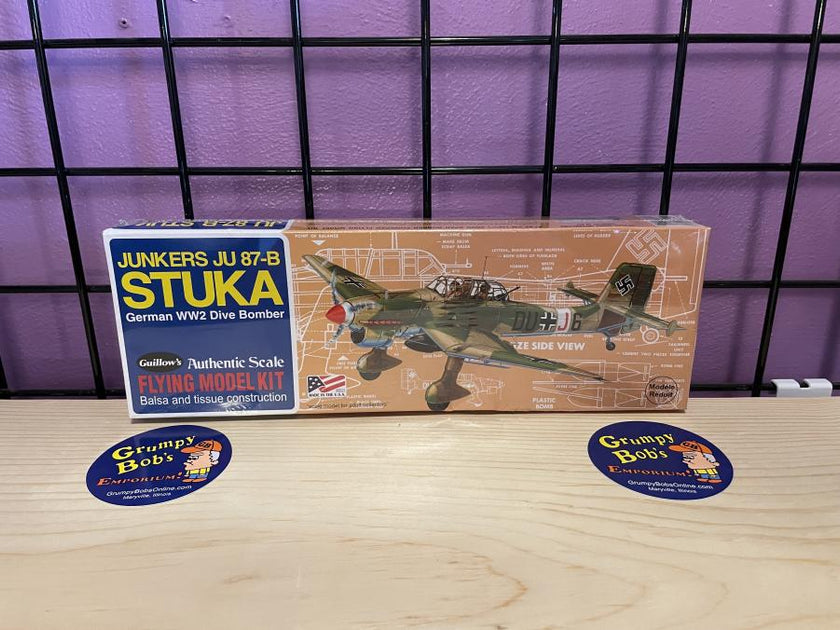Junker's JU 87-B - STUKA German WW2 Dive Bomber (Kit 508) (Guillow's A ...