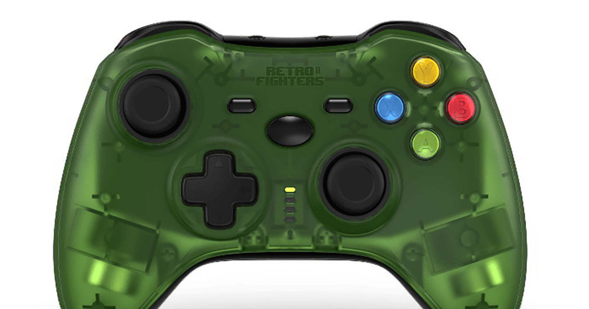 Wireless Controller: Hunter - Transparent Green [Retro Fighters] (Xbox ...