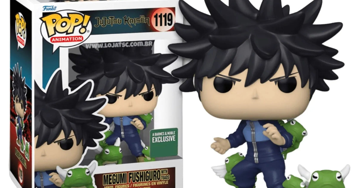 POP! Animation #1119: Jujutsu Kaisen: Megumi Fushiguro with Toads (Bar ...