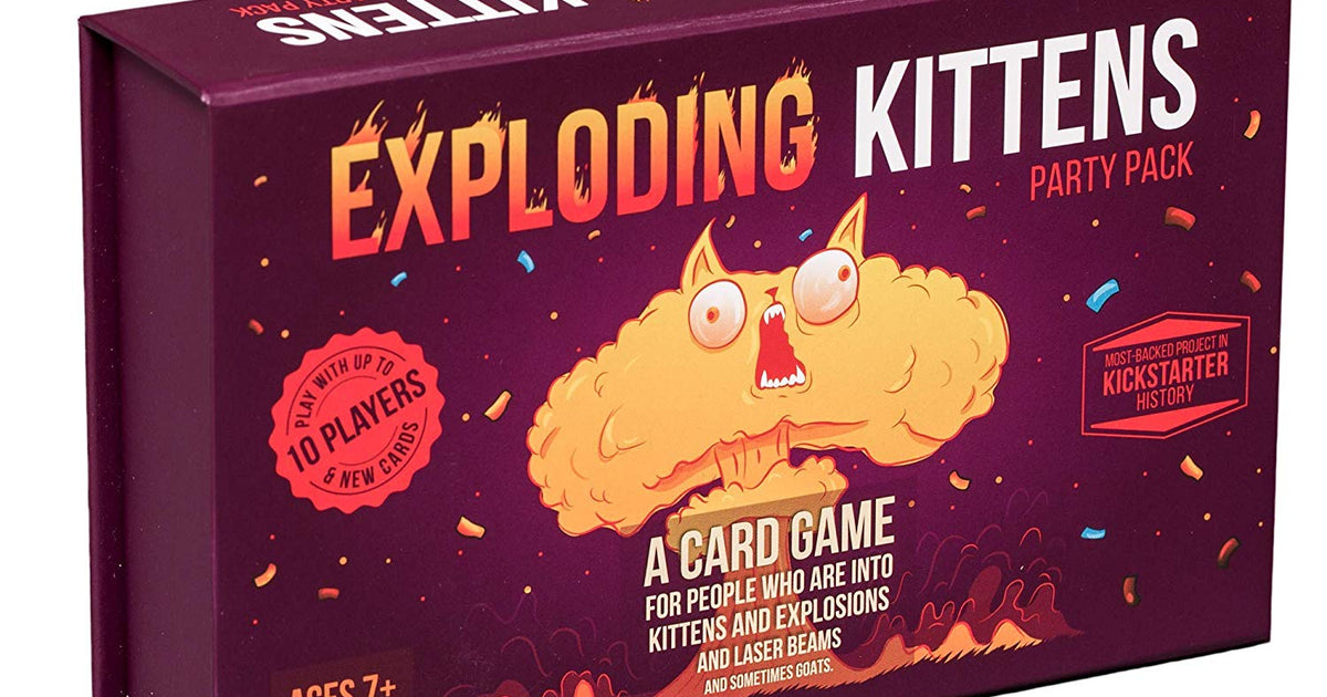 Exploding Kittens Party Pack (Card & Board Games) NEW – Grumpy Bob’s ...