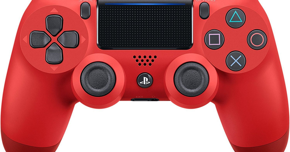 DualShock 4 Wireless Controller - Magma Red (Official Sony Brand) (Pla ...