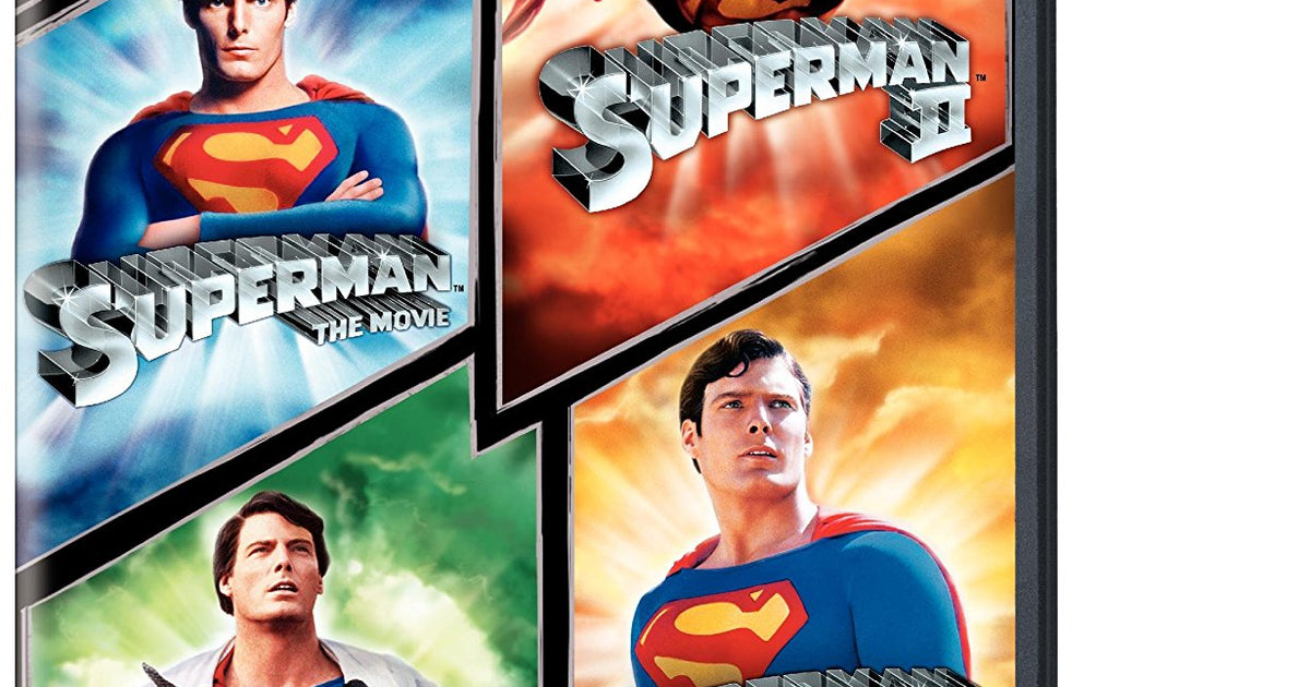 Superman 1, 2, 3, & 4 (4 Film Favorites) (DVD) Pre-Owned: Disc(s) and ...