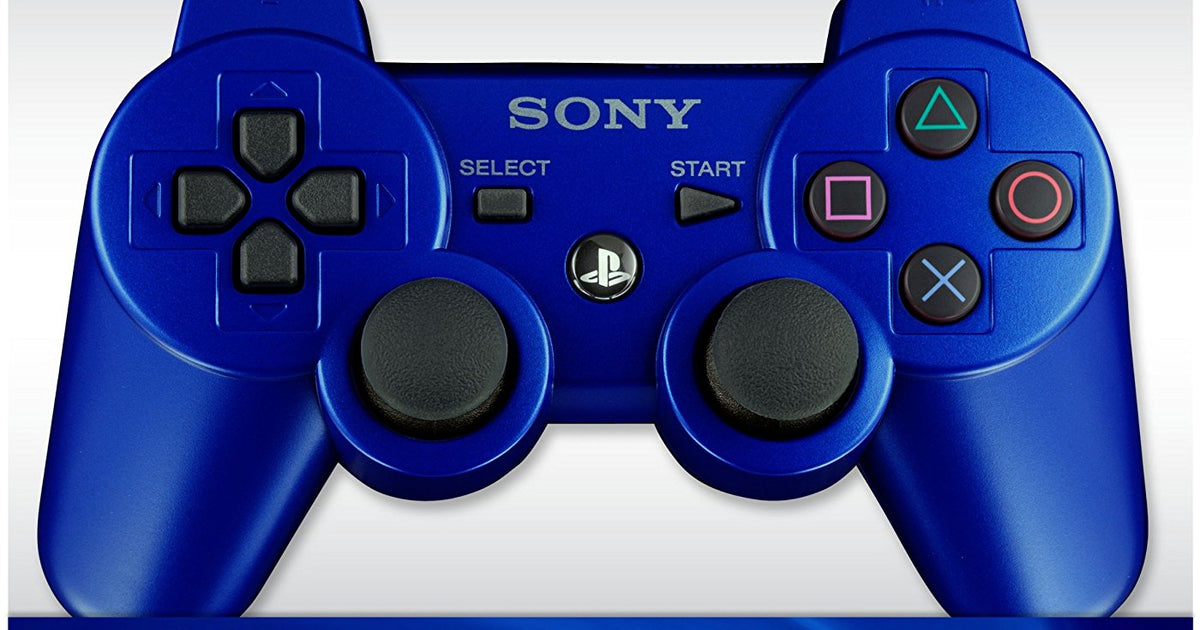 Official SONY Wireless Controller - Blue (Model #CECHZC2U) (Playstatio ...