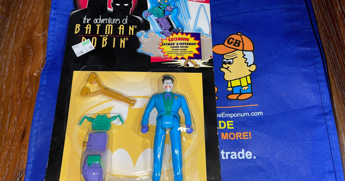The Adventures of Batman & Robin: Pogo Stick Joker with Power Launcher ...