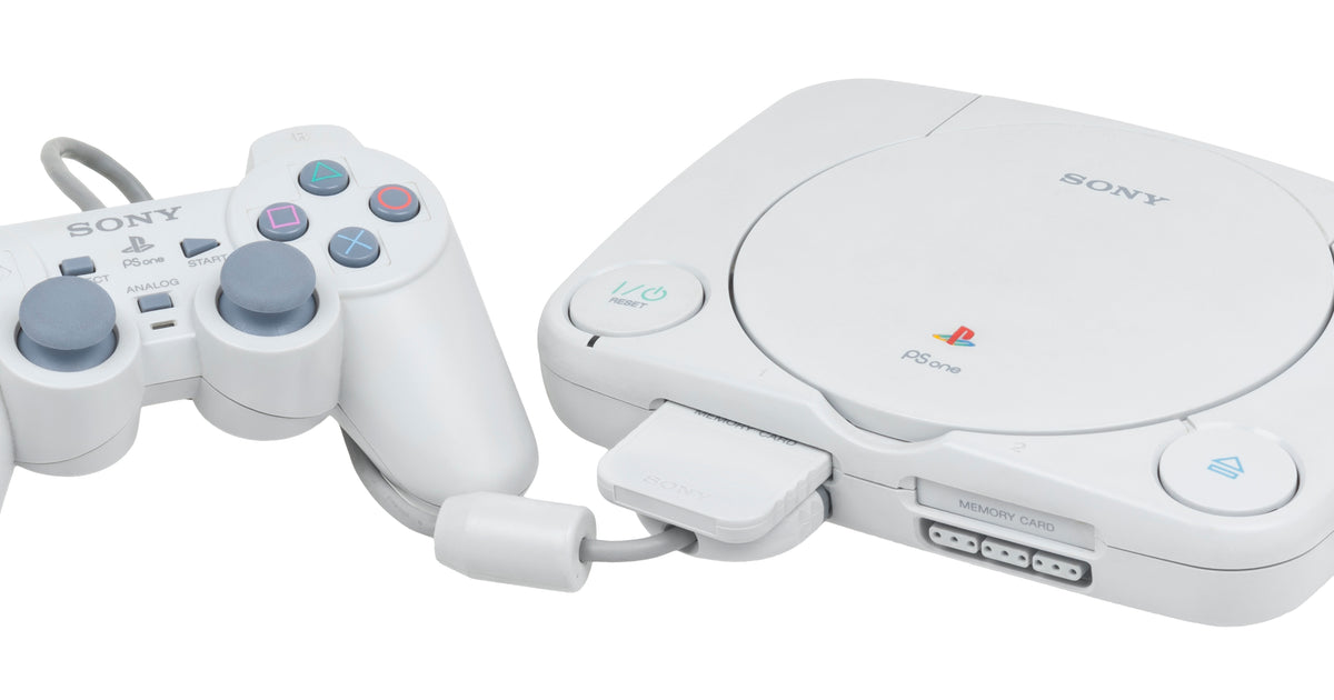 System - PSone Slim Edition - White (Sony Playstation 1) Pre-Owned w ...