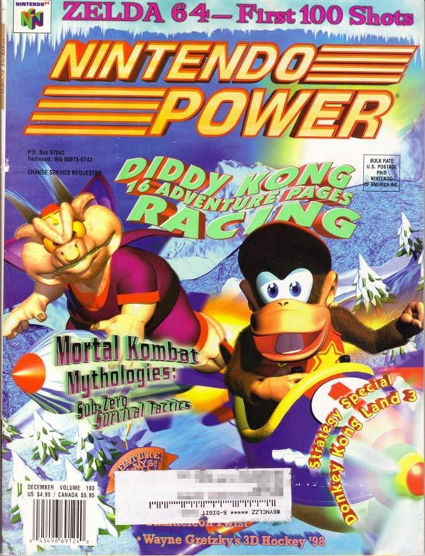 Issue: Dec 1997 / Vol 103 (Nintendo Power Magazine) Pre-Owned: Complet ...