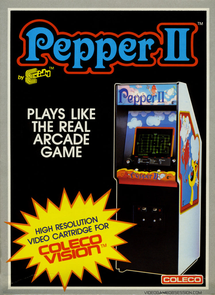 Pepper II (Colecovision) Pre-Owned: Cartridge Only – Grumpy Bob’s ...